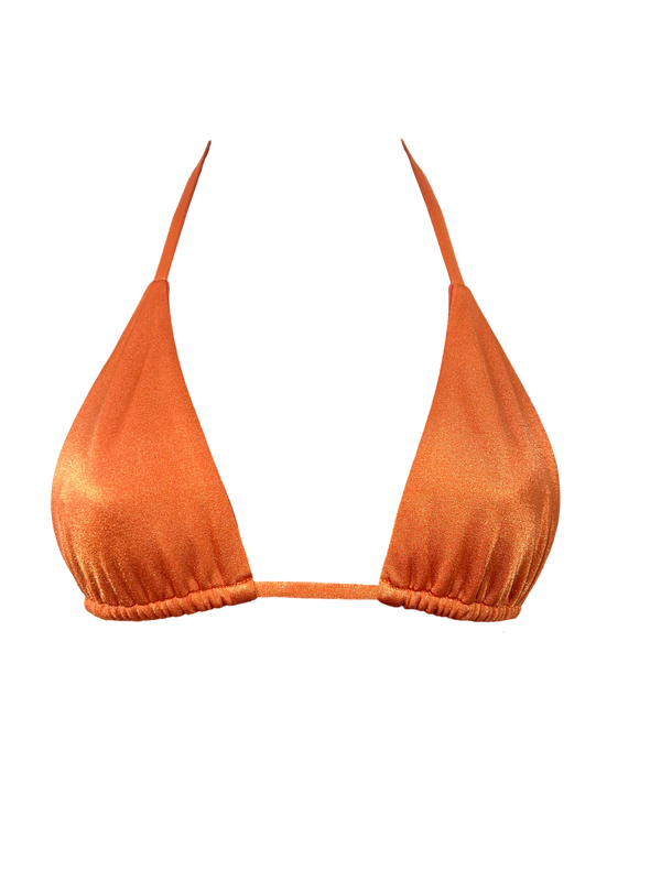 The Classic Triangle Bikini Top - Burnt Orange - inBodi Swim